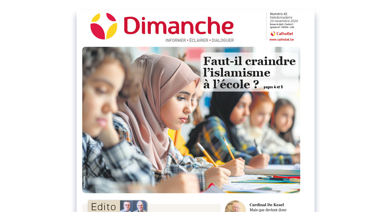 Sommaire du journal Dimanche n°42 du 24 novembre 2024 - CathoBel