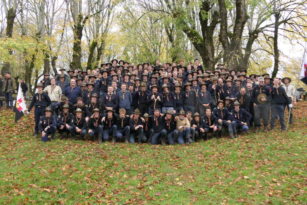 180 scouts belges de retour de Vezelay!